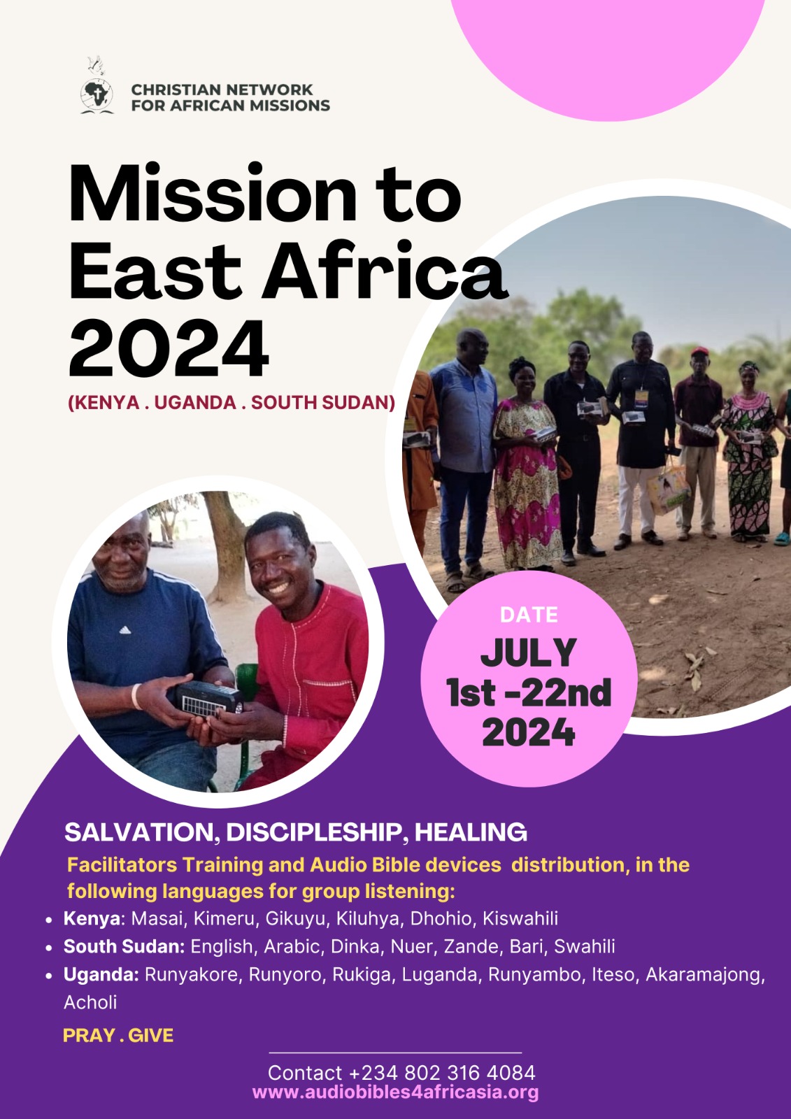 EAST AFRICA MISSIONS – Africa Asia Audio Bibles